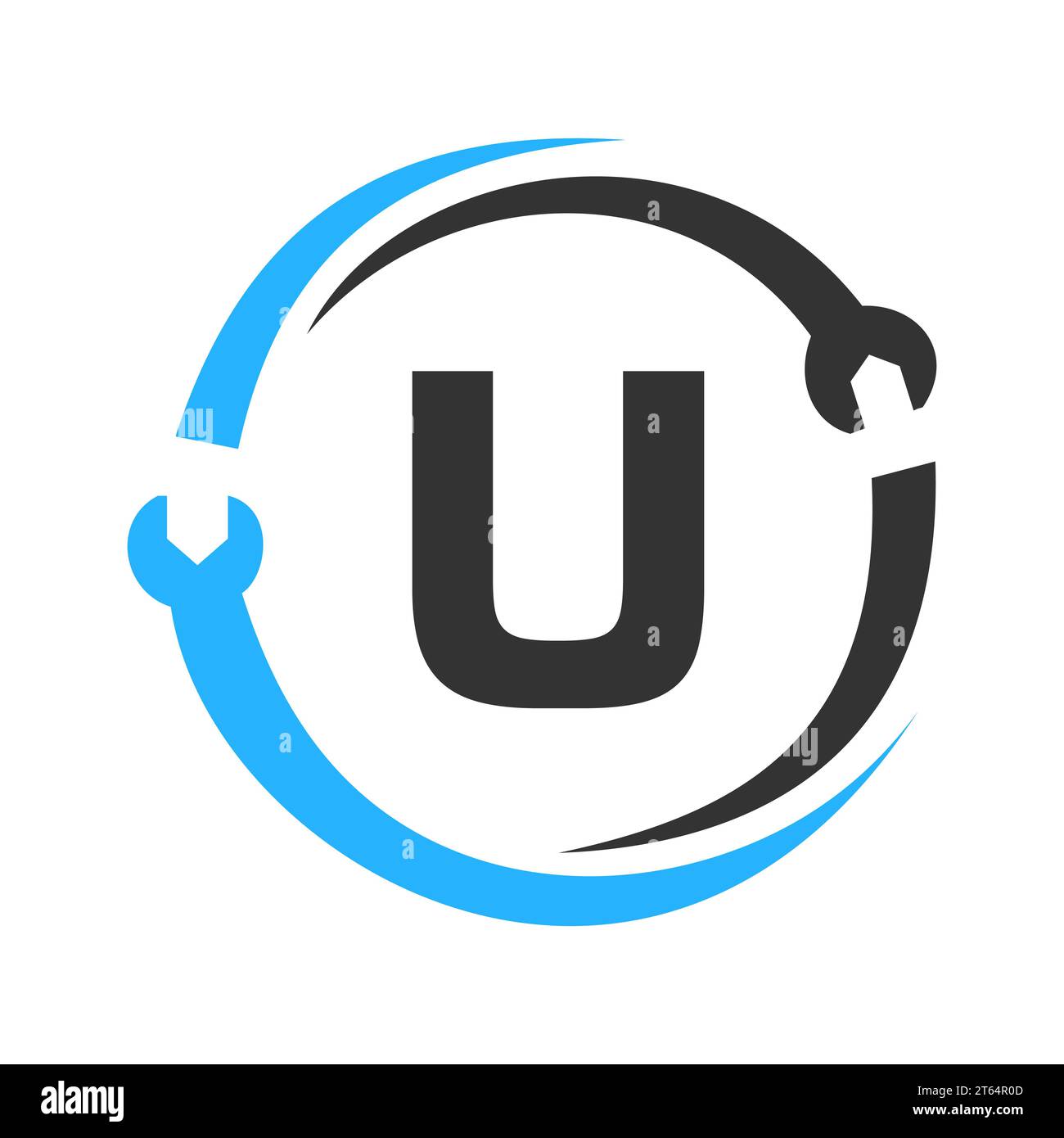 U technology logo Stock Vector Images - Alamy
