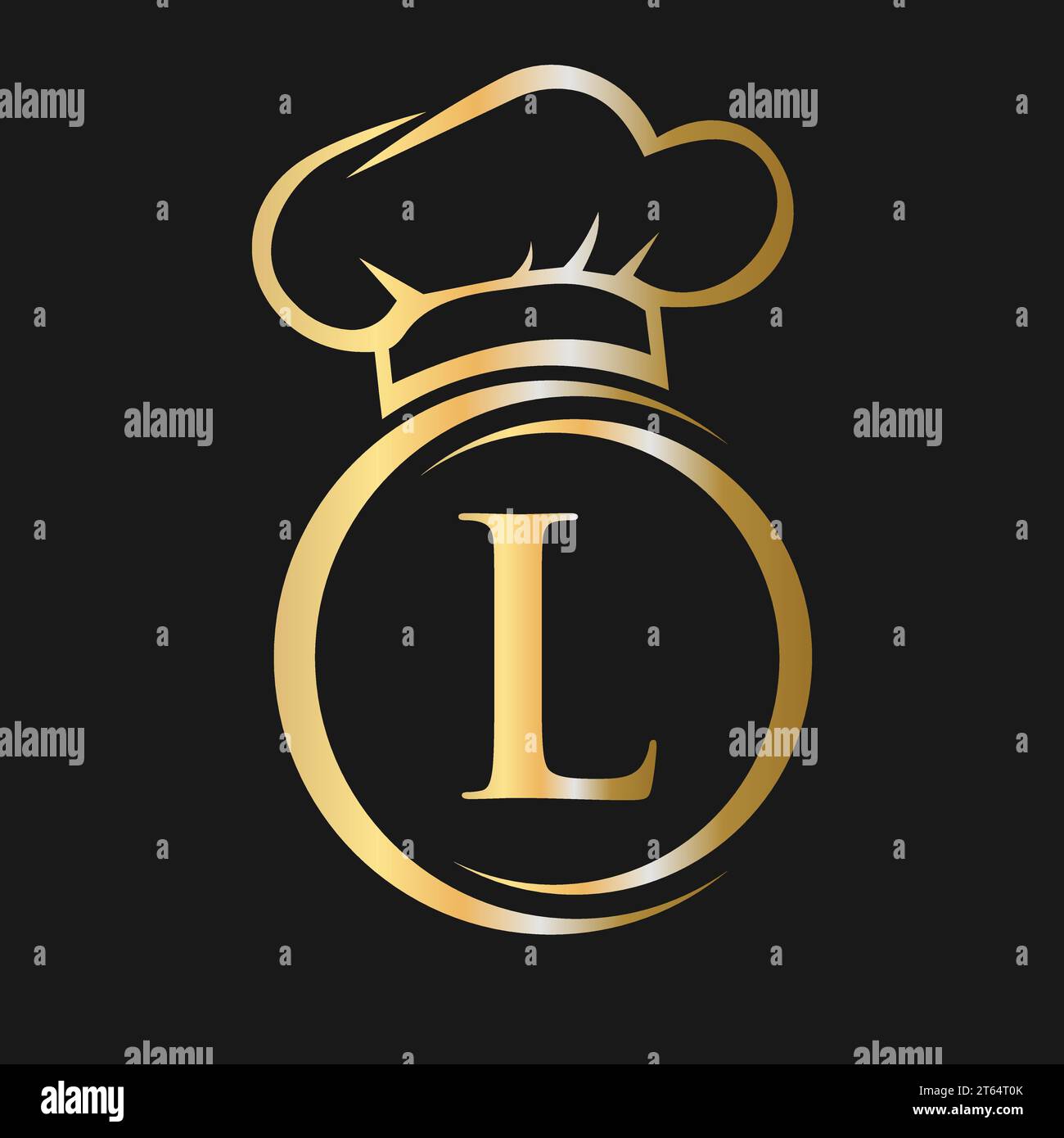 Initial Letter L Restaurant Logo Template. Restaurant Logo Concept with ...