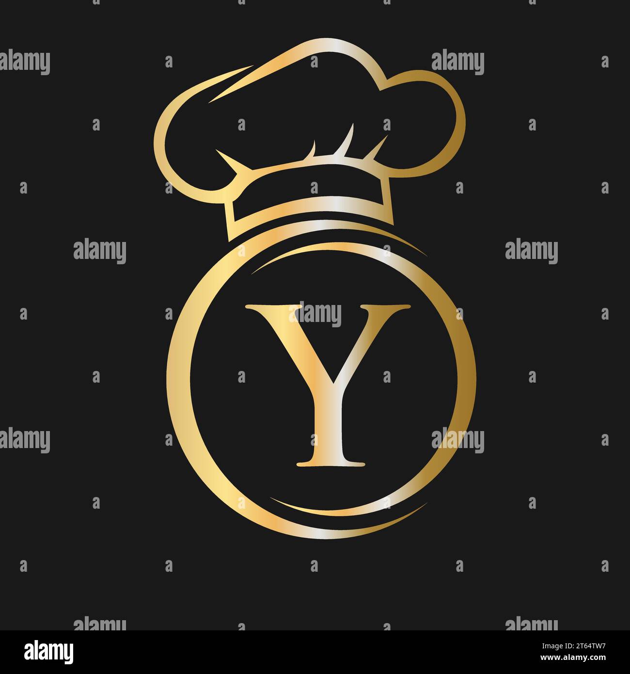 Initial Letter Y Restaurant Logo Template. Restaurant Logo Concept with ...