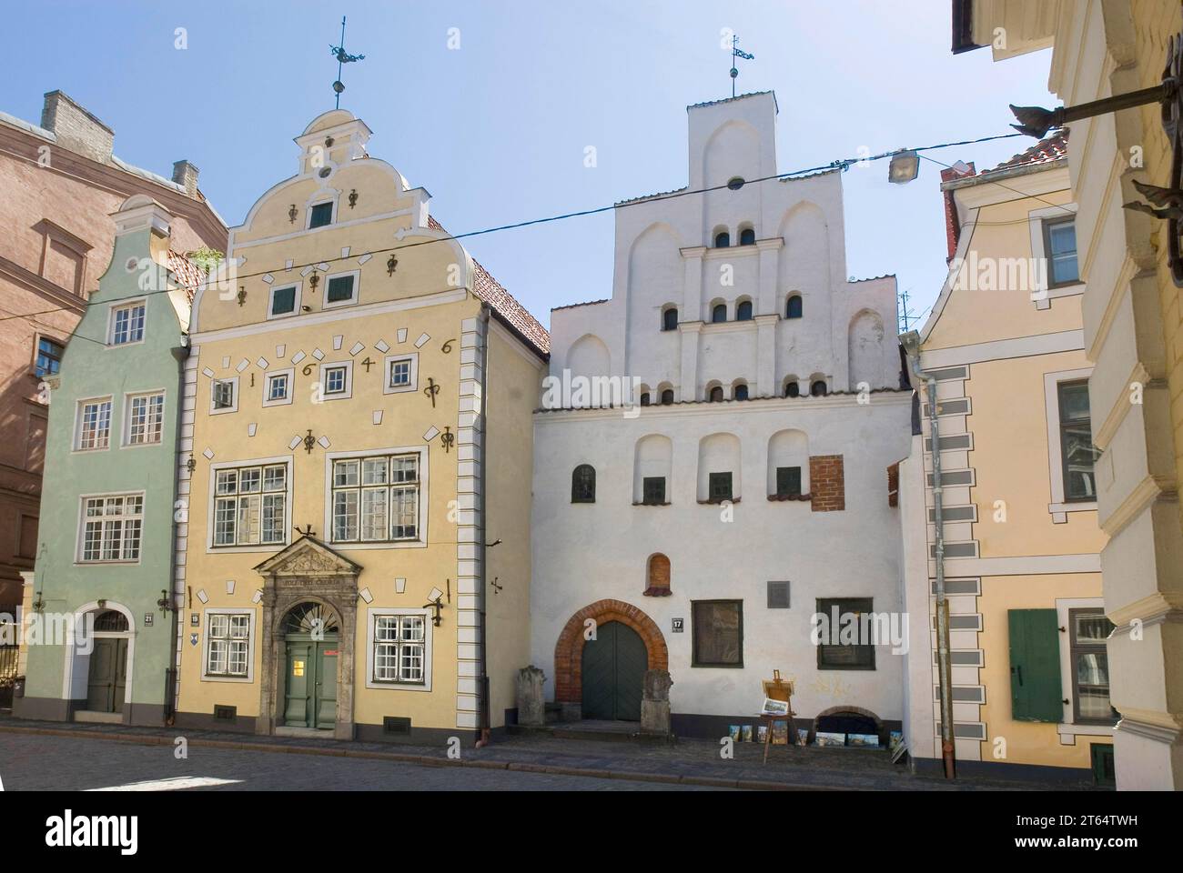 The three brothers. The landmark, house, trio in the old town centre of ...