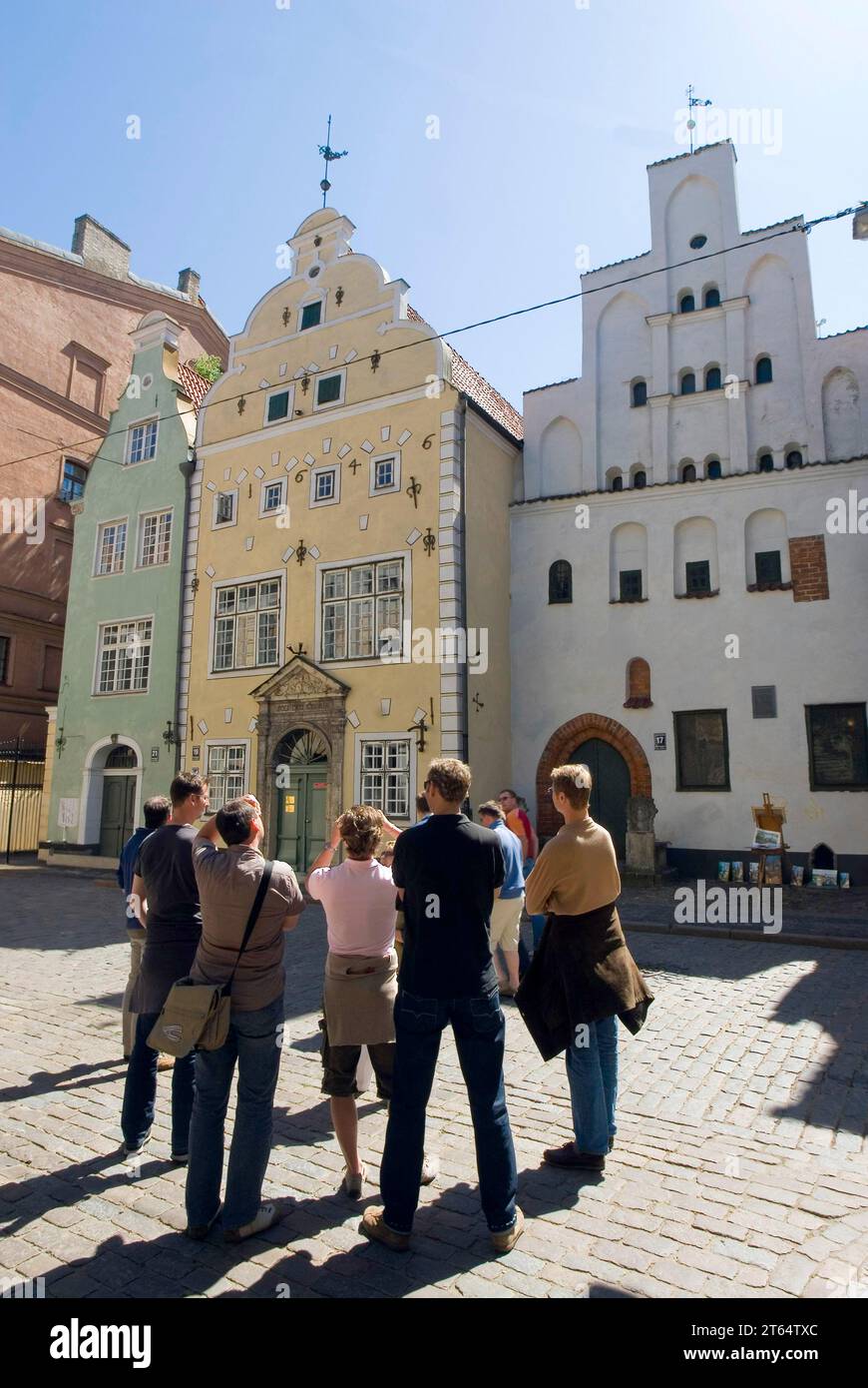 The three brothers. The landmark, house, trio in the old town centre of ...