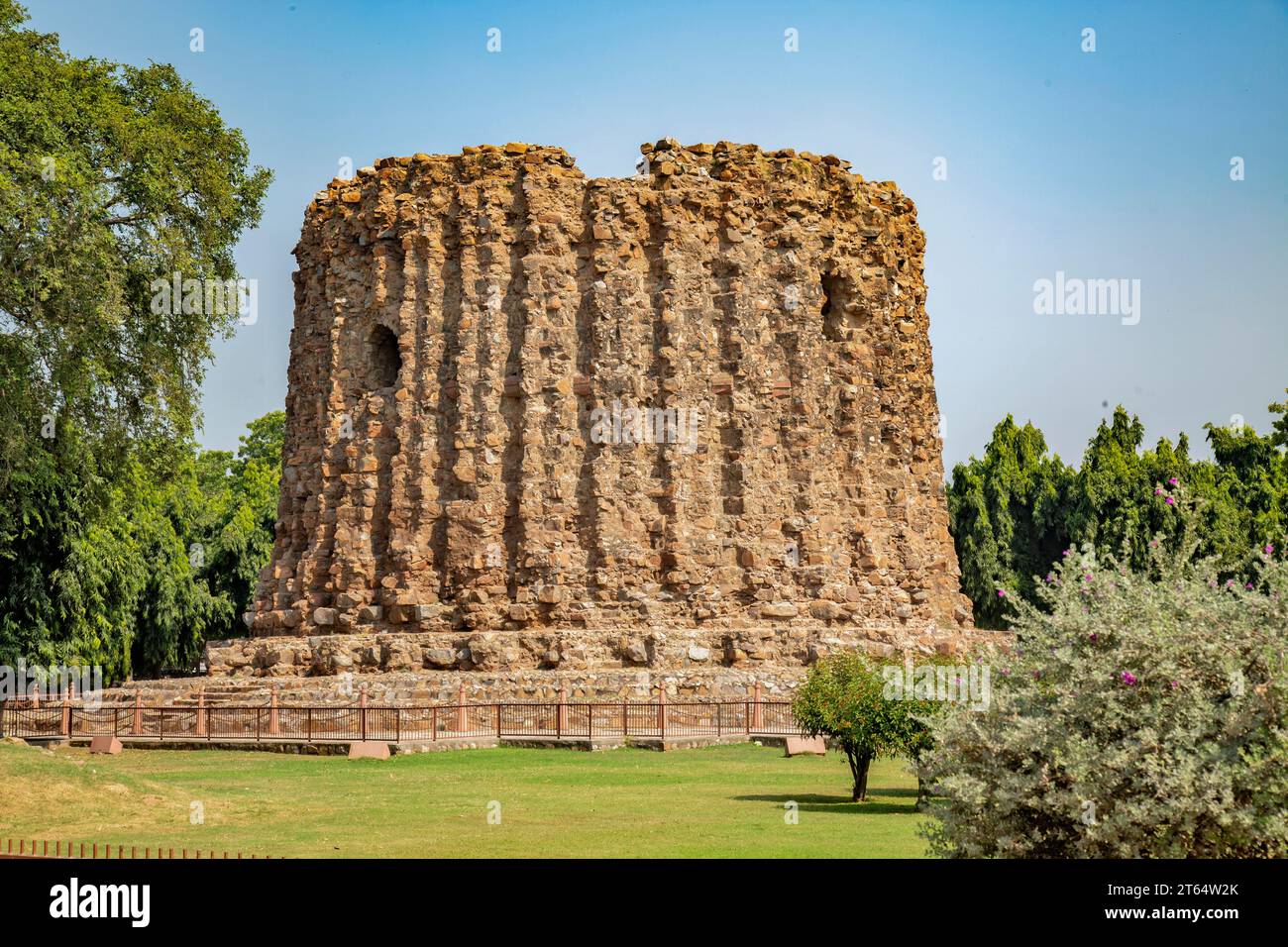 Sultan Ala-ud-din Khilji's Tomb and Madrasa near Qutub Minar Stock ...