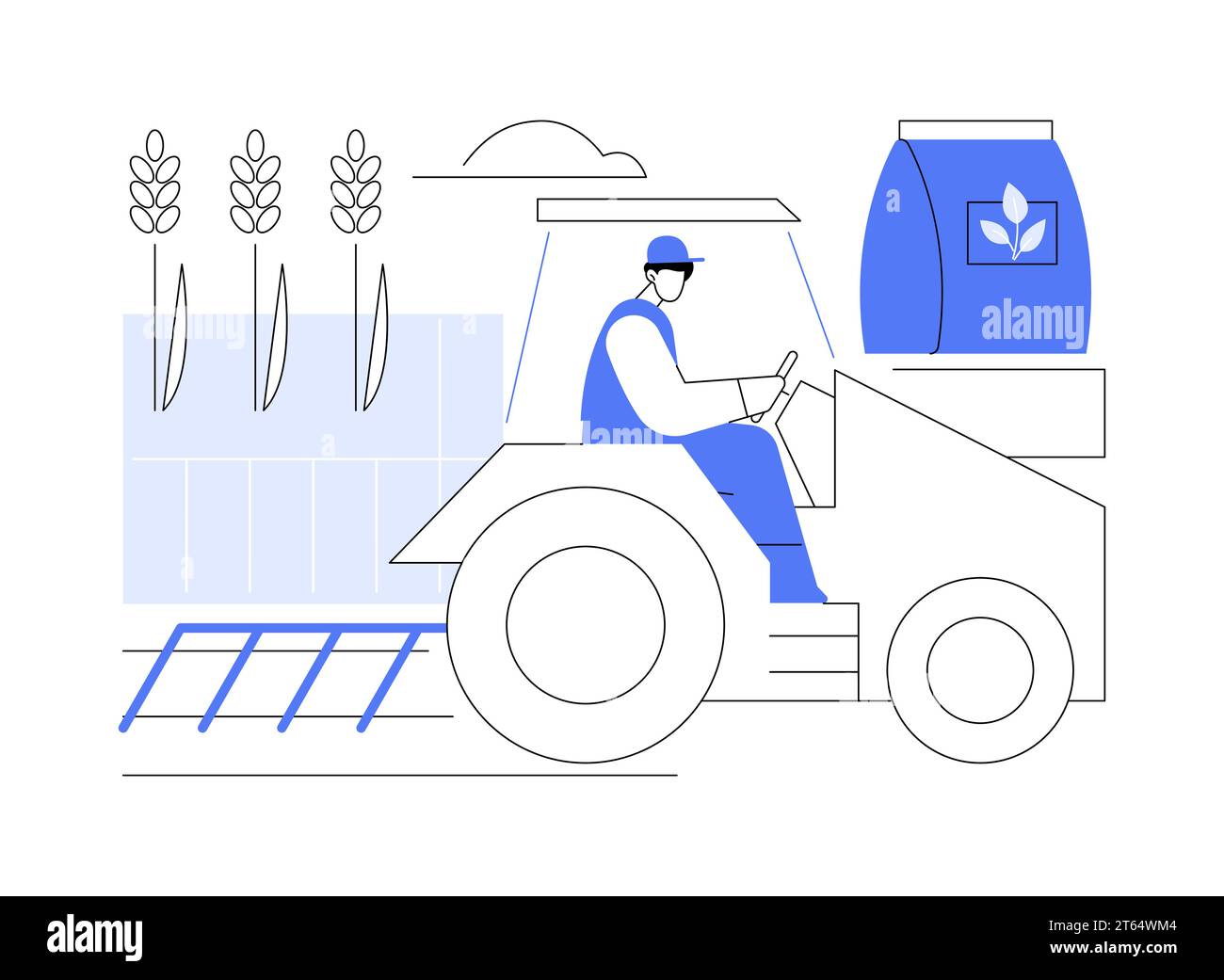 Green manuring abstract concept vector illustration Stock Vector Image ...