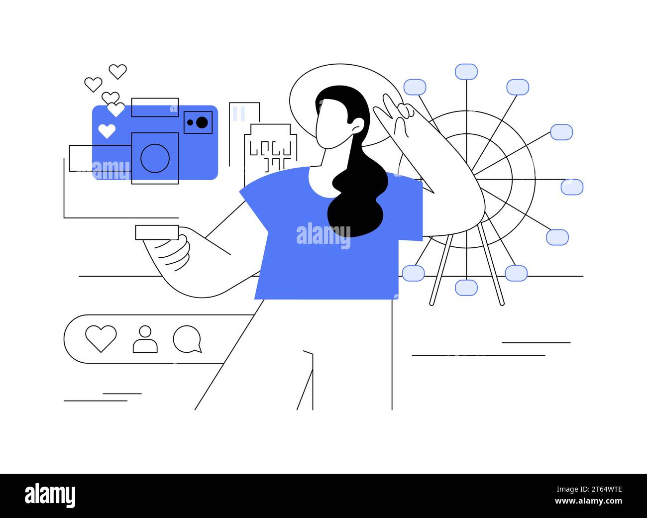 Computer recording teenager Stock Vector Images - Alamy