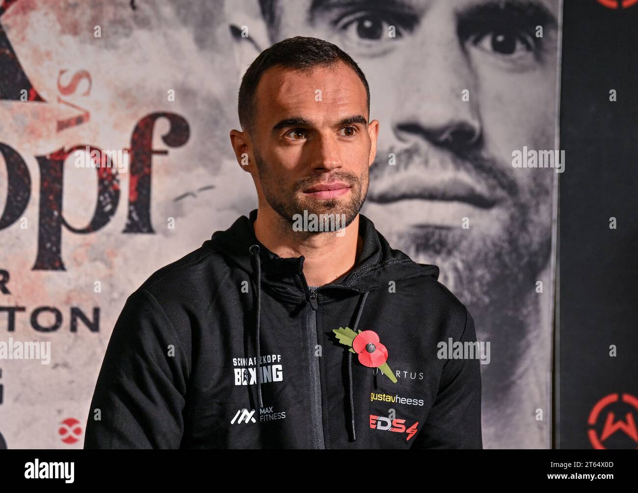 Brighton, UK. 08th Nov, 2023. Harlem Eubank and Timo Schwarzkopf (pic ...
