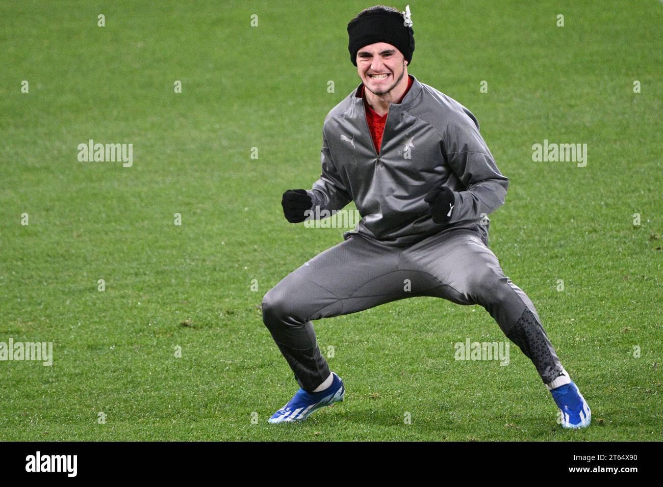 Prague, Czech Republic. 08th Nov, 2023. Christos Zafeiris of Slavia ...