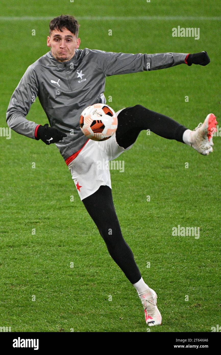 Prague, Czech Republic. 08th Nov, 2023. Mojmir Chytil of Slavia Praha ...