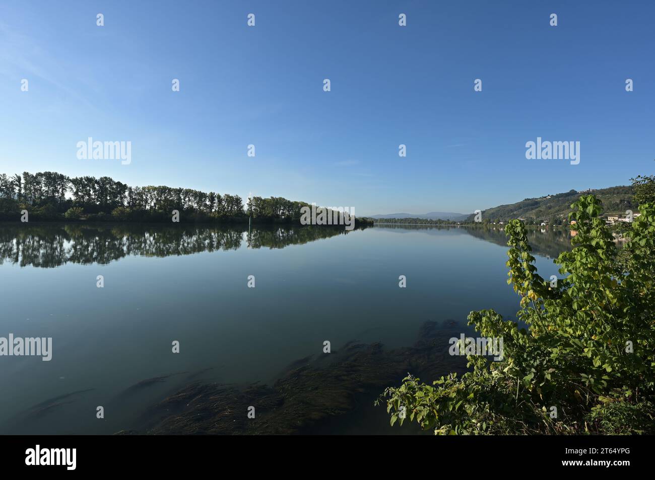 The Rhône a major river in France Stock Photo - Alamy