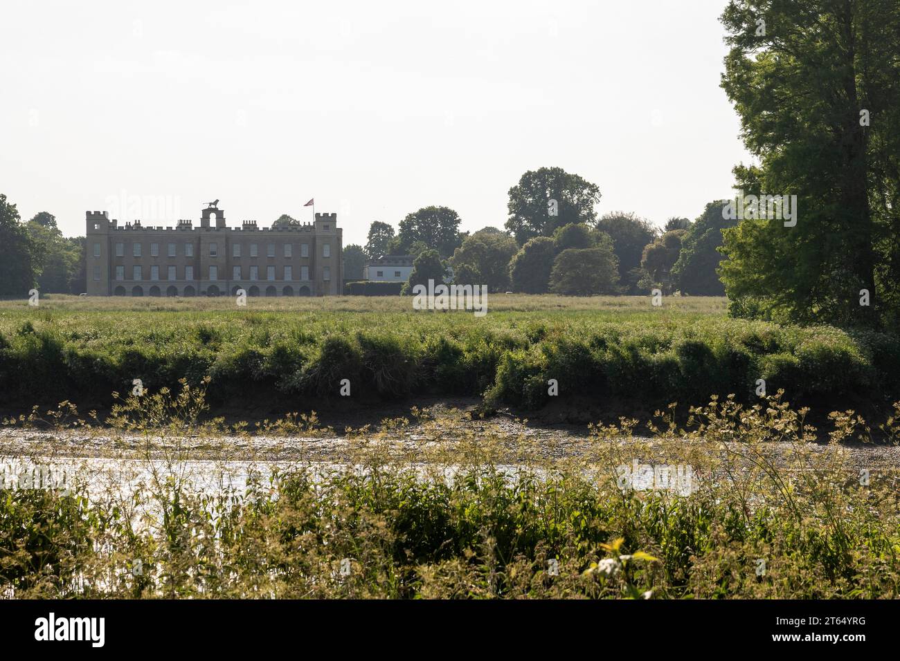 Syon House, family seat of the Dukes of Northumberland in London ...