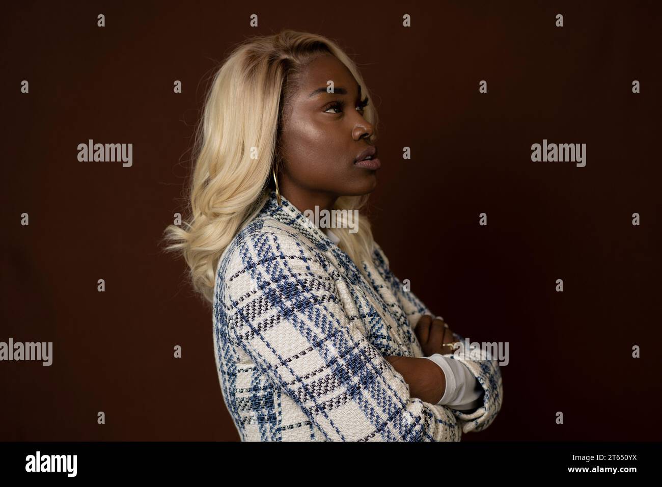 Thembi Banks poses for a portrait on Wednesday, Nov. 1, 2023, in New ...