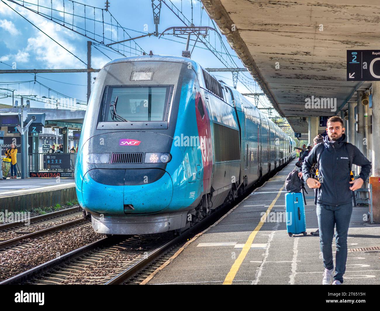 Tgv express train railway hi-res stock photography and images - Alamy