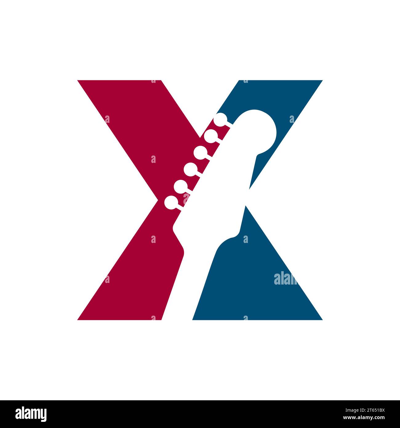 Music Logo On Letter X Vector Template Stock Vector Image & Art - Alamy