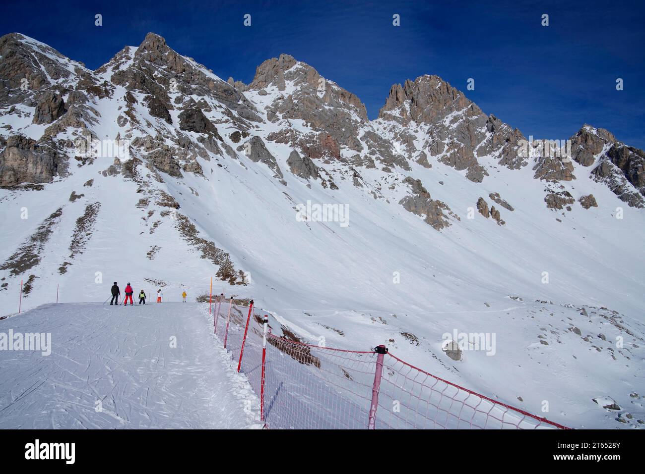 Ski area Passo San Pellegrino-Falcade, Tre Valli, Pala Group, Dolomite ...