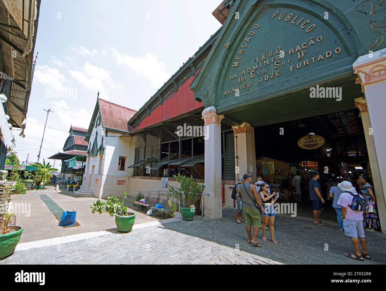 Adolpho Lisboa Municipal Market, Manaus, State of Amazonas, Brazil ...