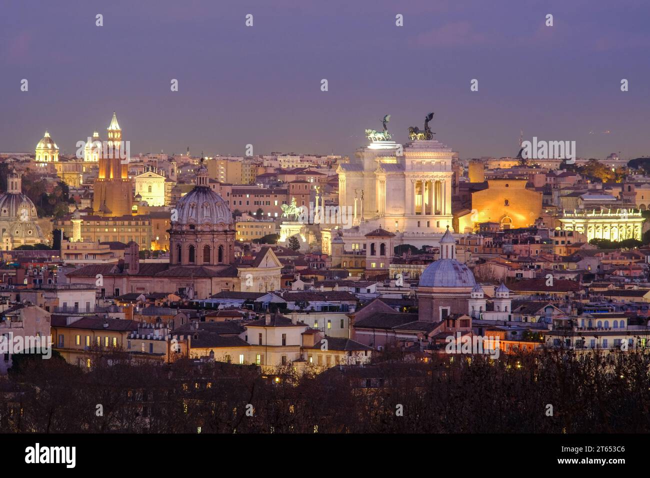Panoramic Splendor: Rome's timeless beauty unfolds from the Gianicolo ...