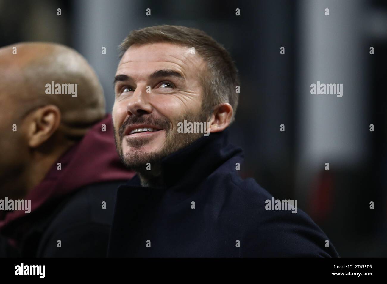 Milan, Italy. 07th Nov, 2023. Former football player David Beckham ...