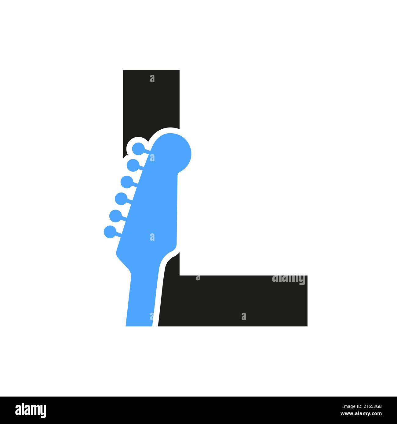 Music Logo On Letter L Vector Template Stock Vector Image & Art - Alamy