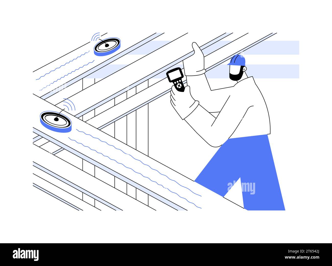 Vibration sensor abstract concept vector illustration Stock Vector Image & Art - Alamy