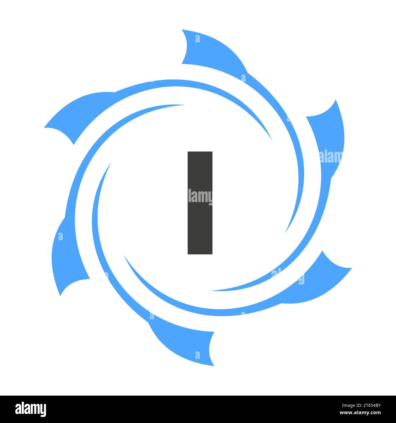 Letter I Business and Corporate Logo Sign. Technology Logo Concept with ...