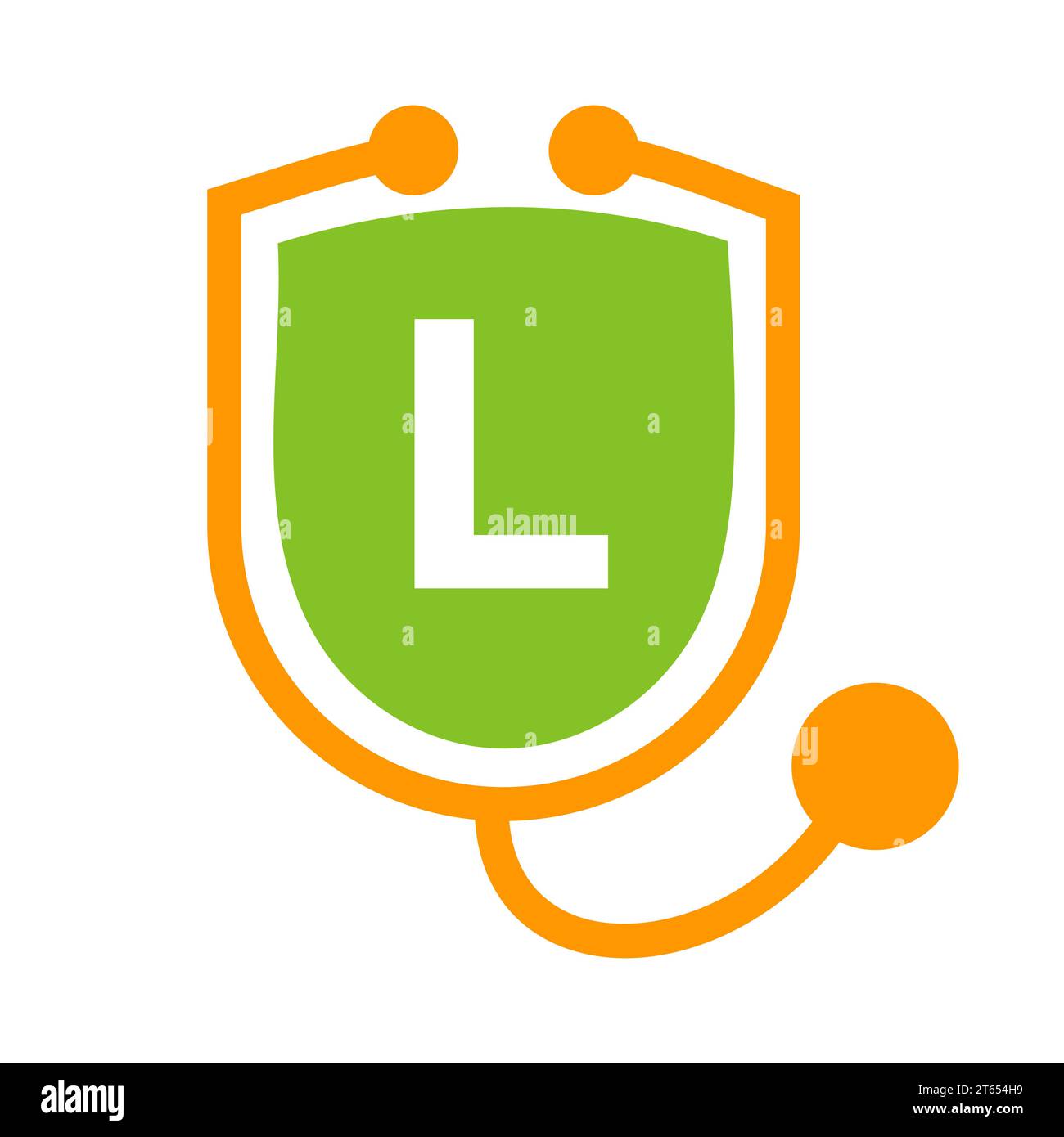 Letter L Healthcare Logo. Doctor and Medical Logotype on Letter L ...