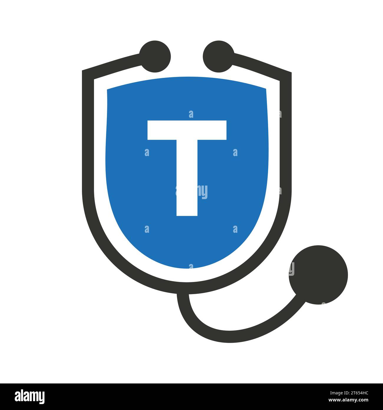 Letter T Healthcare Logo. Doctor and Medical Logotype on Letter T ...