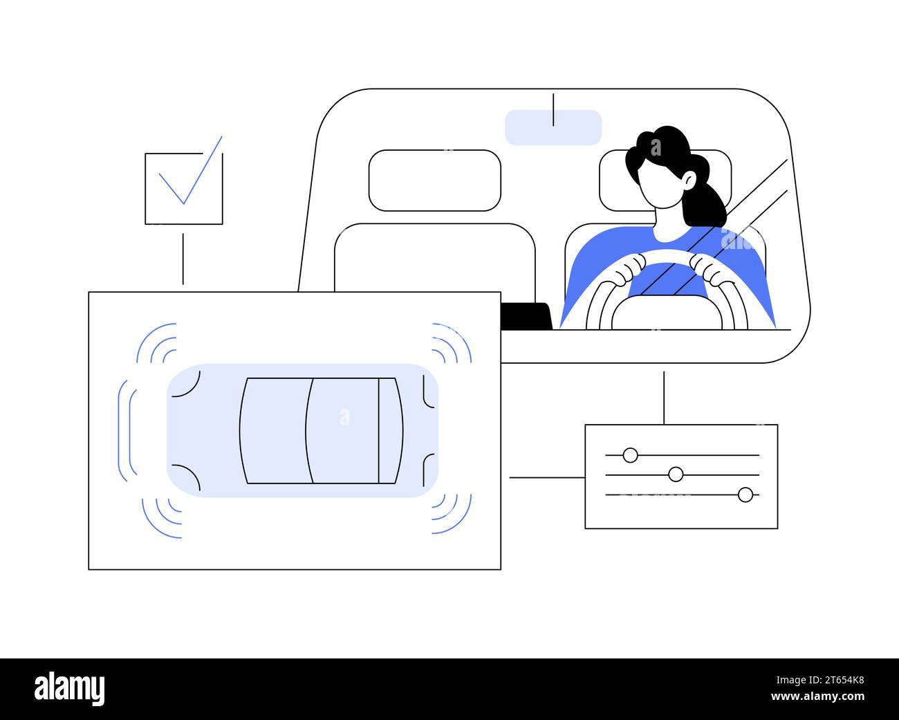 Proximity Sensor Abstract Concept Vector Illustration Stock Vector Image And Art Alamy