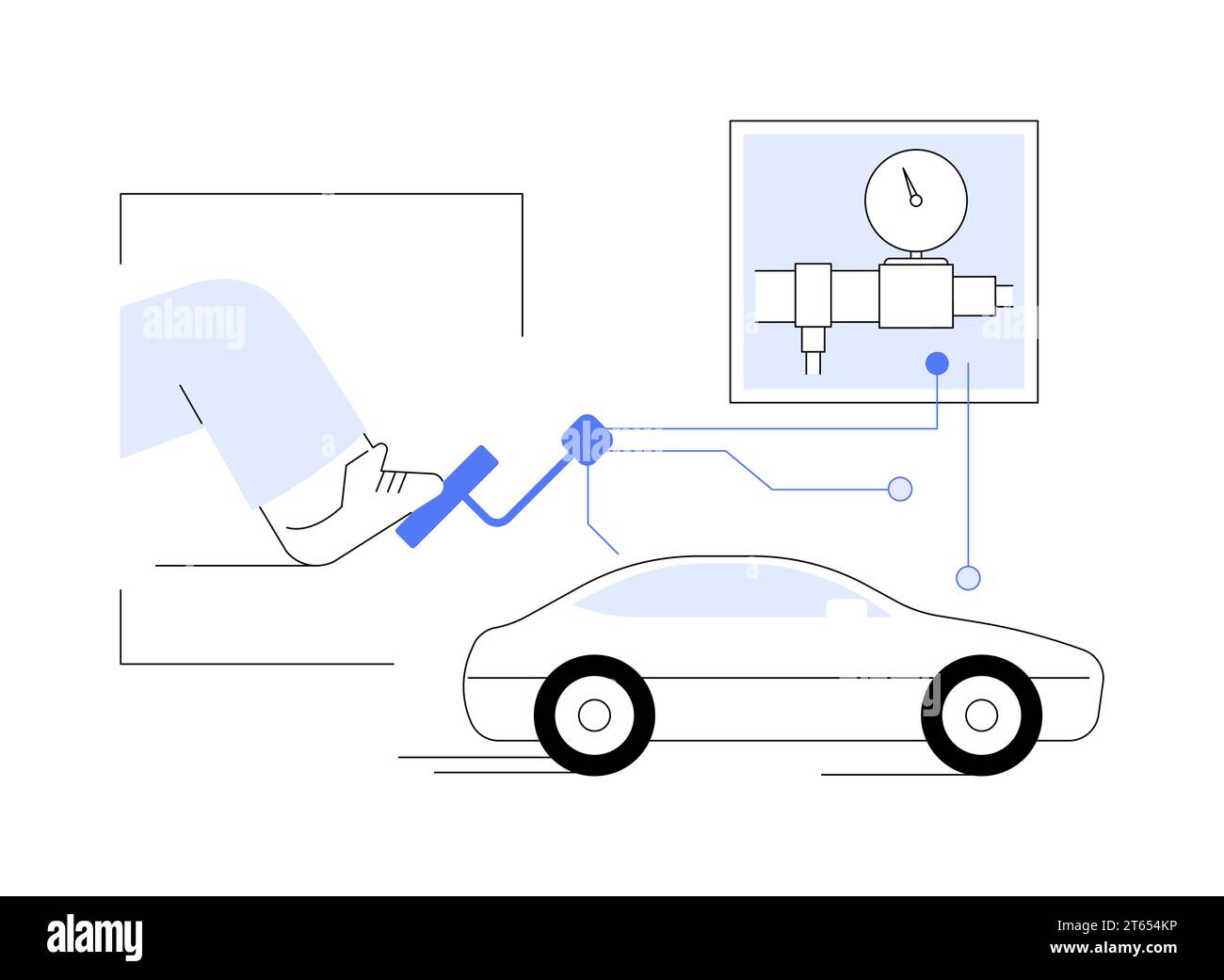 Pressure sensor abstract concept vector illustration Stock Vector Image & Art - Alamy