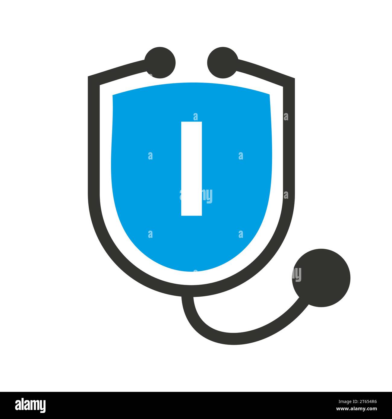 Letter I Healthcare Logo. Doctor and Medical Logotype on Letter I ...