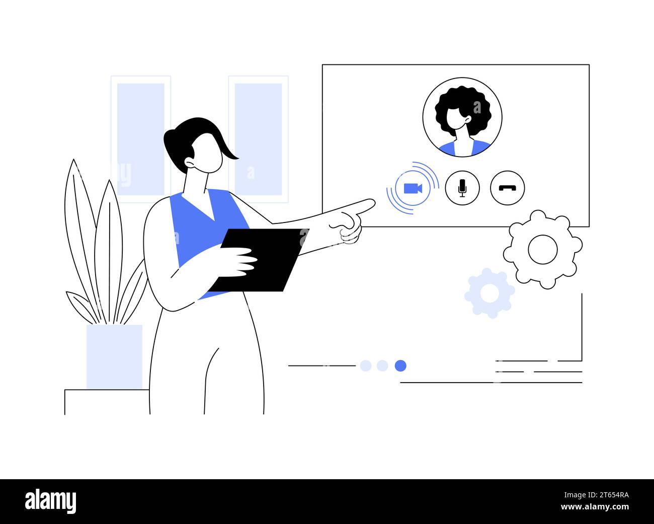 Join conference abstract concept vector illustration Stock Vector Image ...