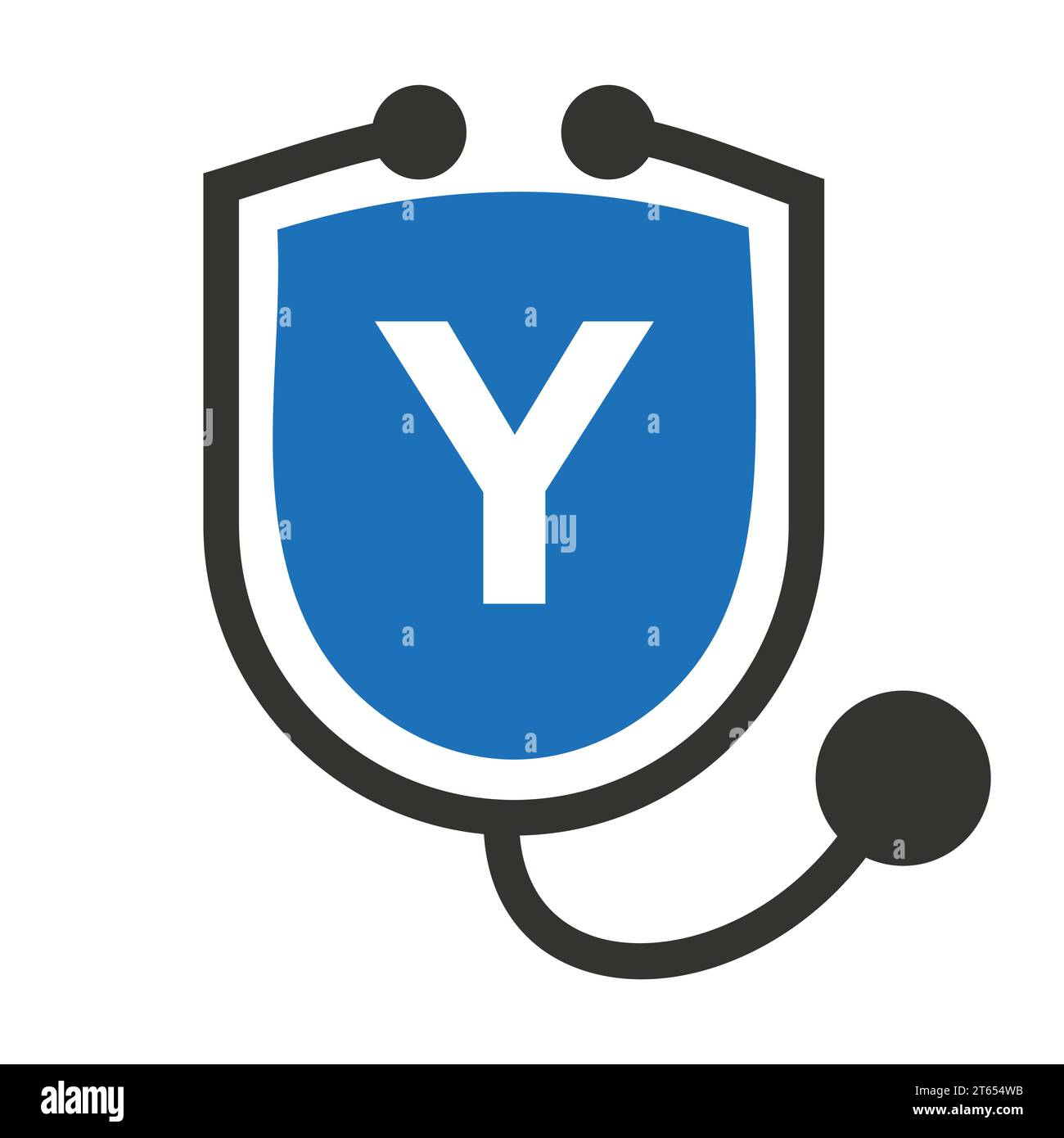 Letter Y Healthcare Logo. Doctor and Medical Logotype on Letter Y ...