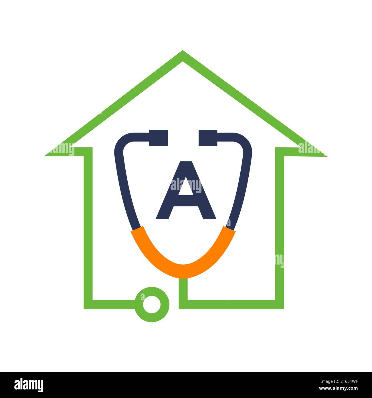 Letter A Healthcare Medical Logo. Doctor and Medical Logotype Concept ...