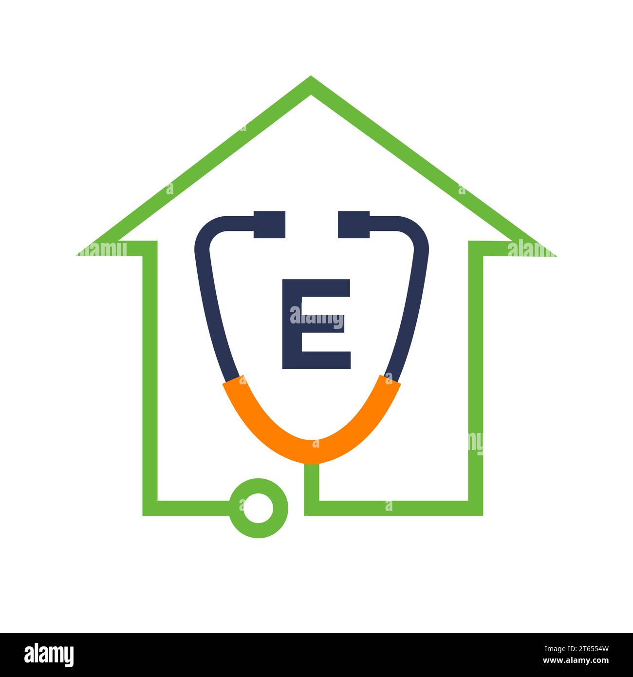 Letter E Healthcare Medical Logo. Doctor and Medical Logotype Concept ...
