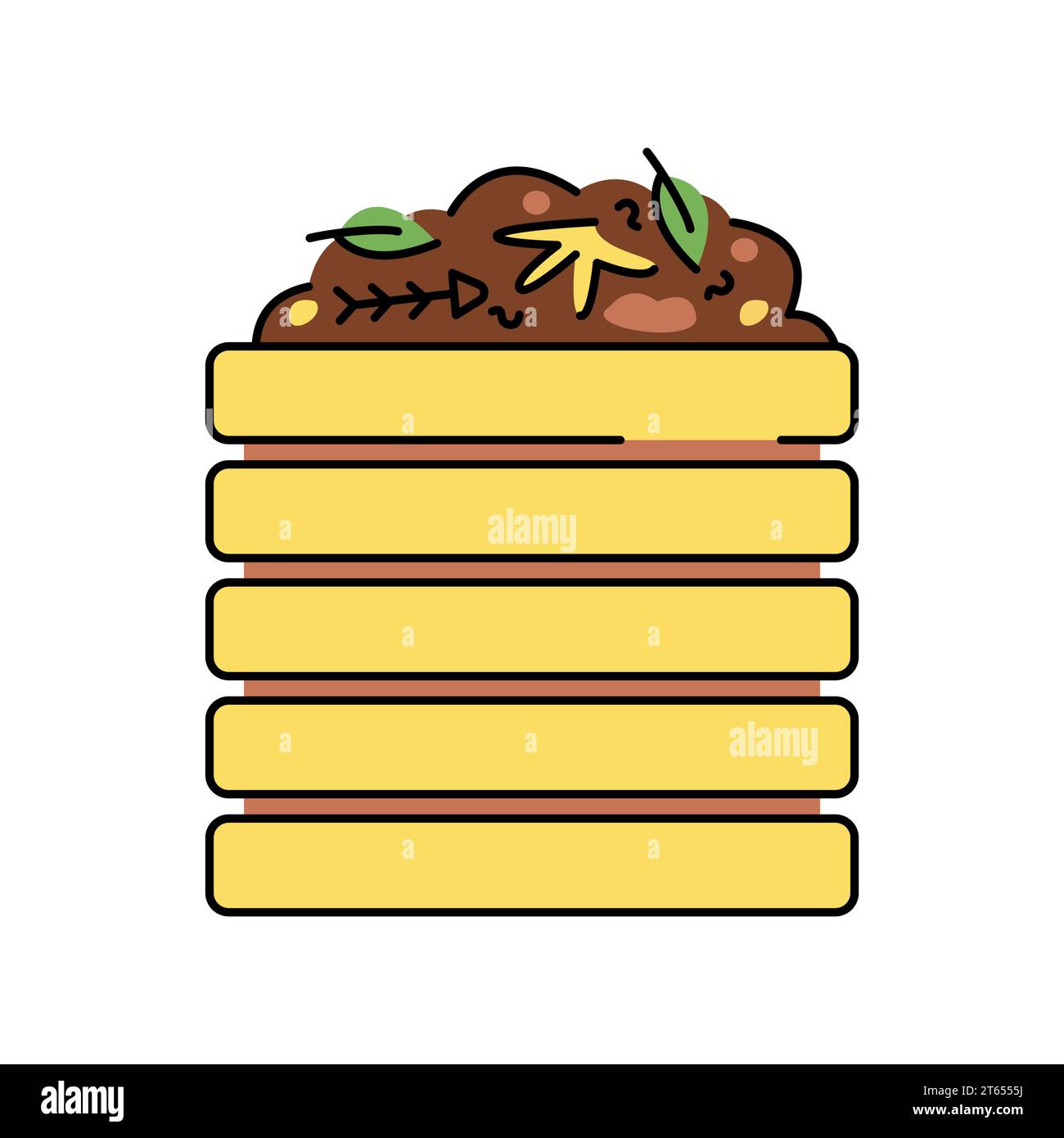 Earth pit box Stock Vector Images - Alamy