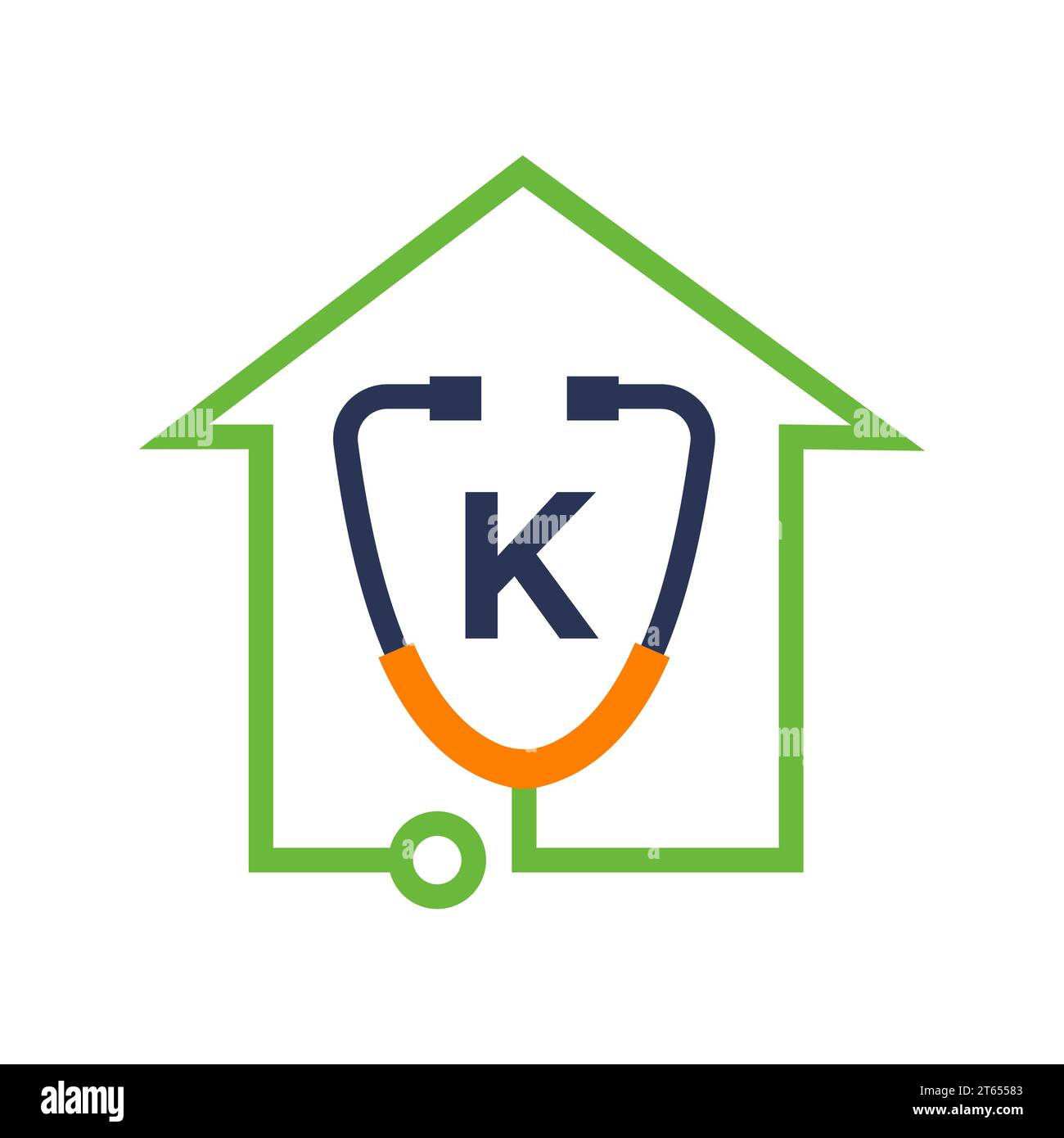 Letter K Healthcare Medical Logo. Doctor and Medical Logotype Concept ...