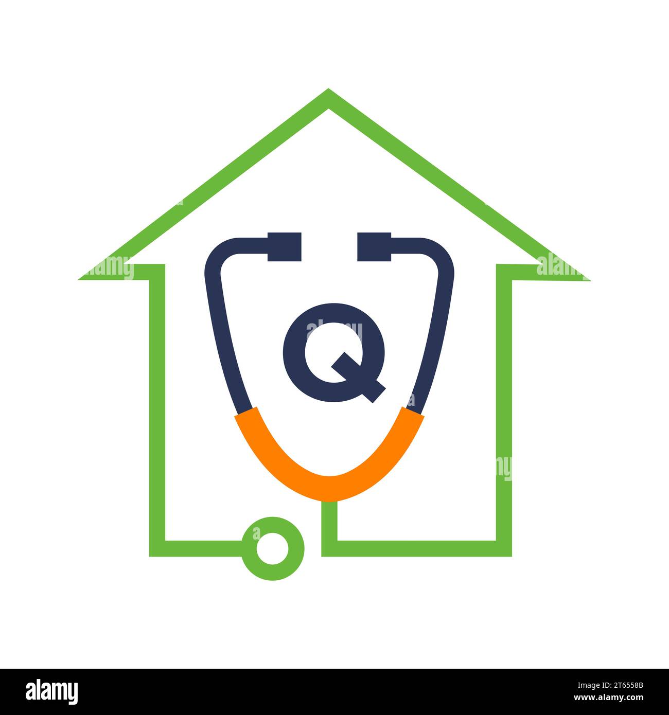 Letter Q Healthcare Medical Logo. Doctor and Medical Logotype Concept ...