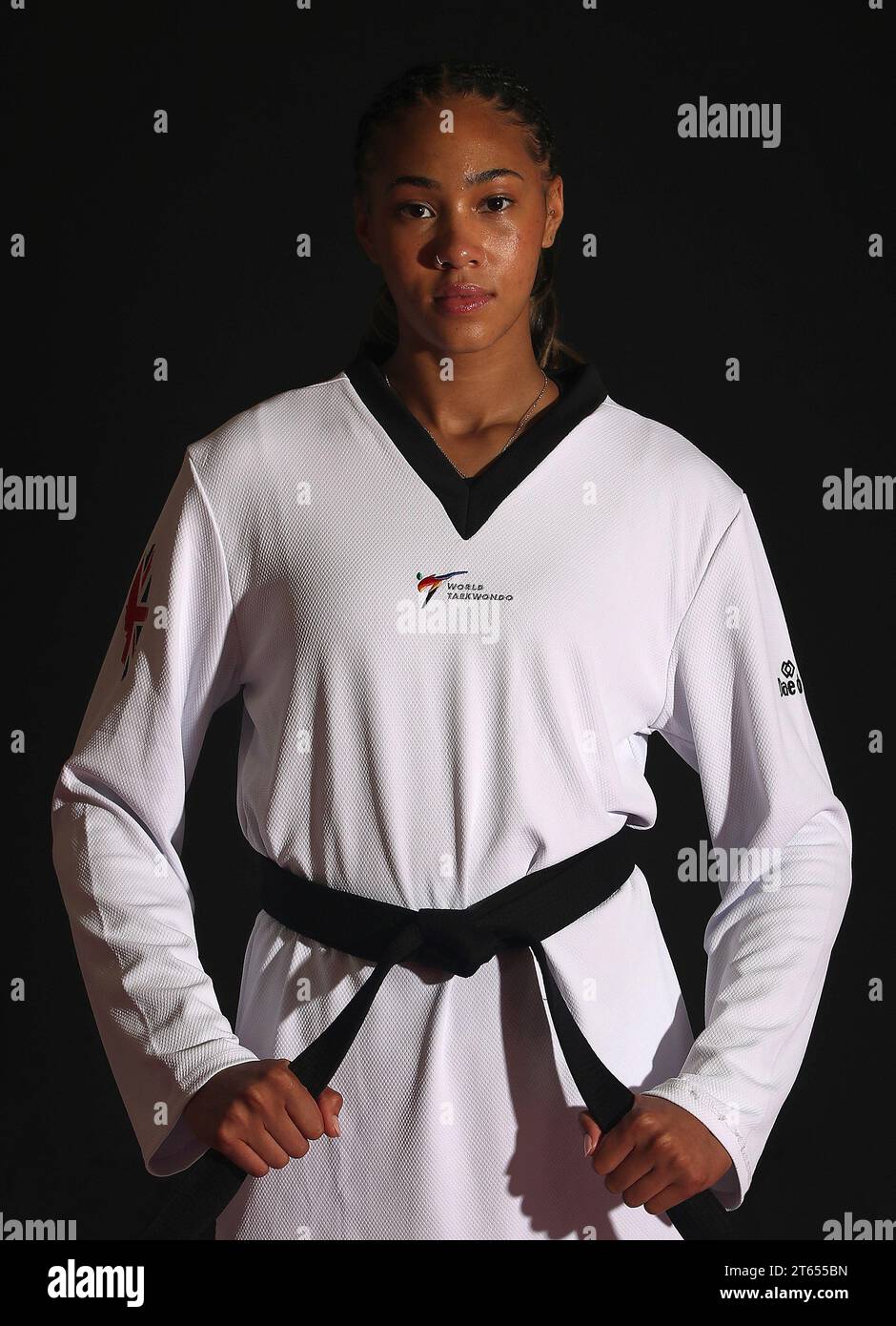 Aaliyah Powell during a media day at the Ten Acres Sports Complex ...