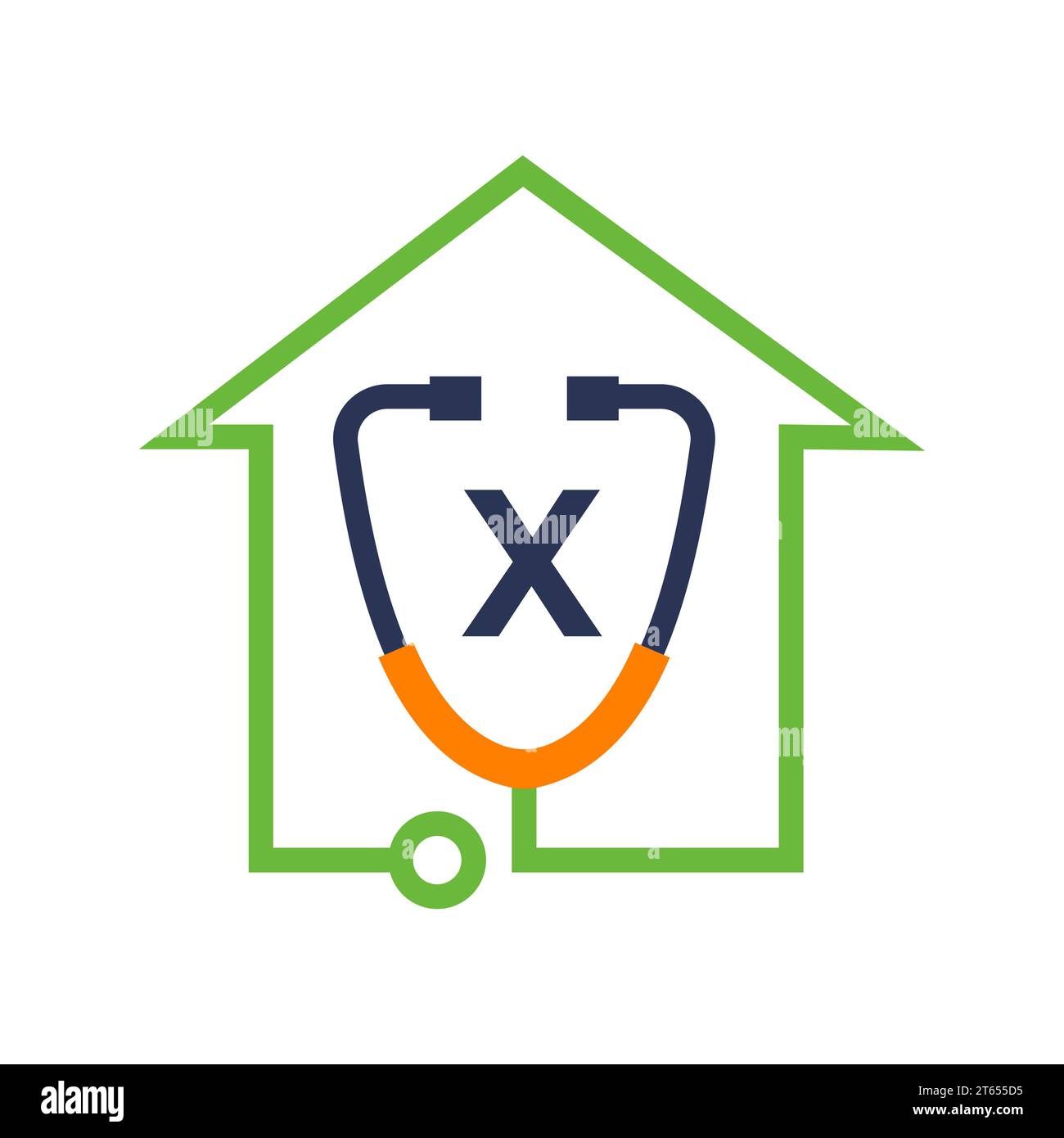 Letter X Healthcare Medical Logo. Doctor and Medical Logotype Concept ...