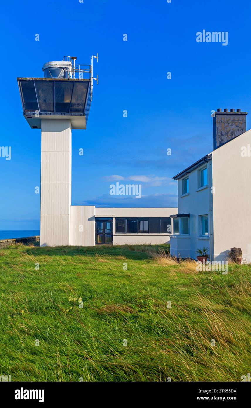 Ferris Point Lighthouse, Island Magee, County Antrim, Northern Ireland ...