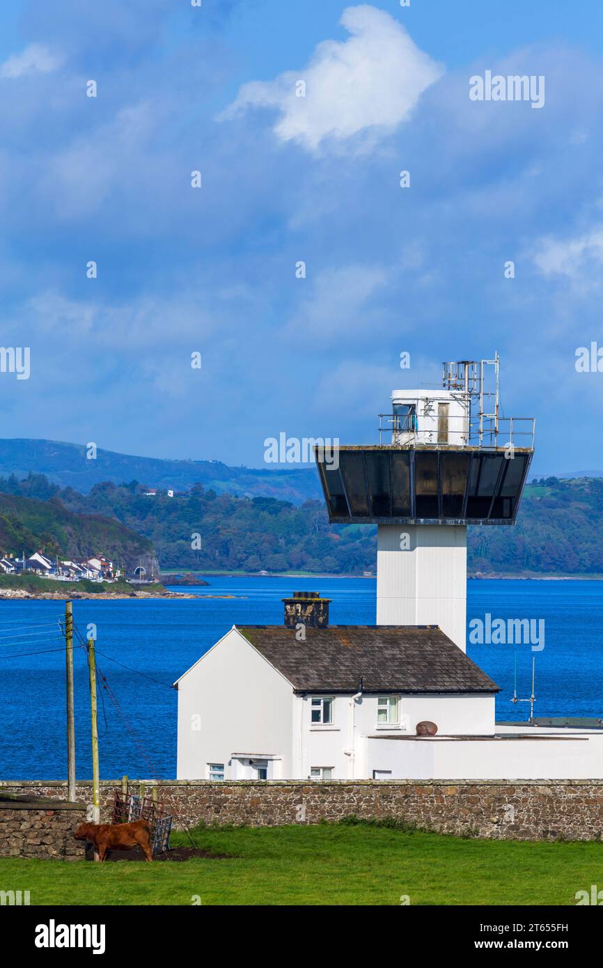 Ferris Point Lighthouse, Island Magee, County Antrim, Northern Ireland ...