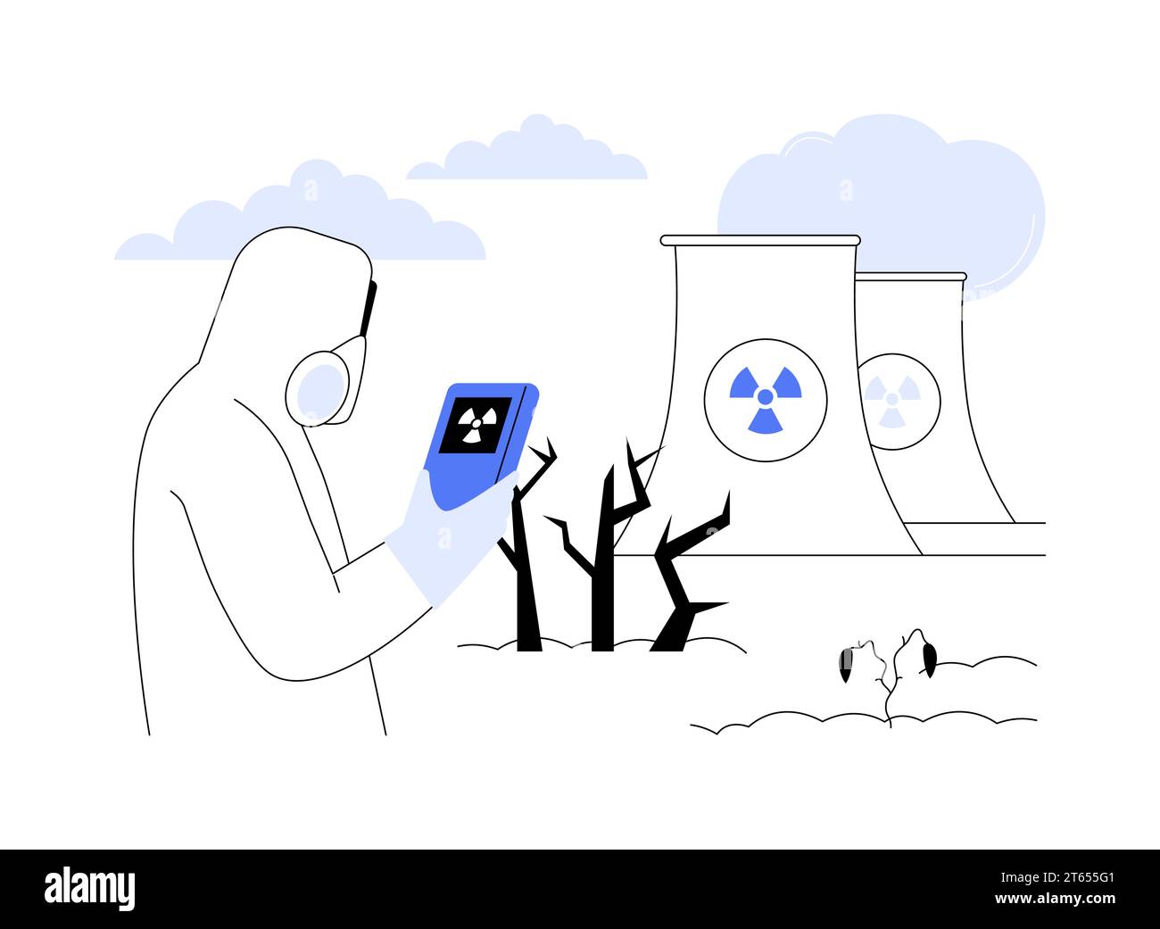 Radiation sensor abstract concept vector illustration Stock Vector Image & Art - Alamy