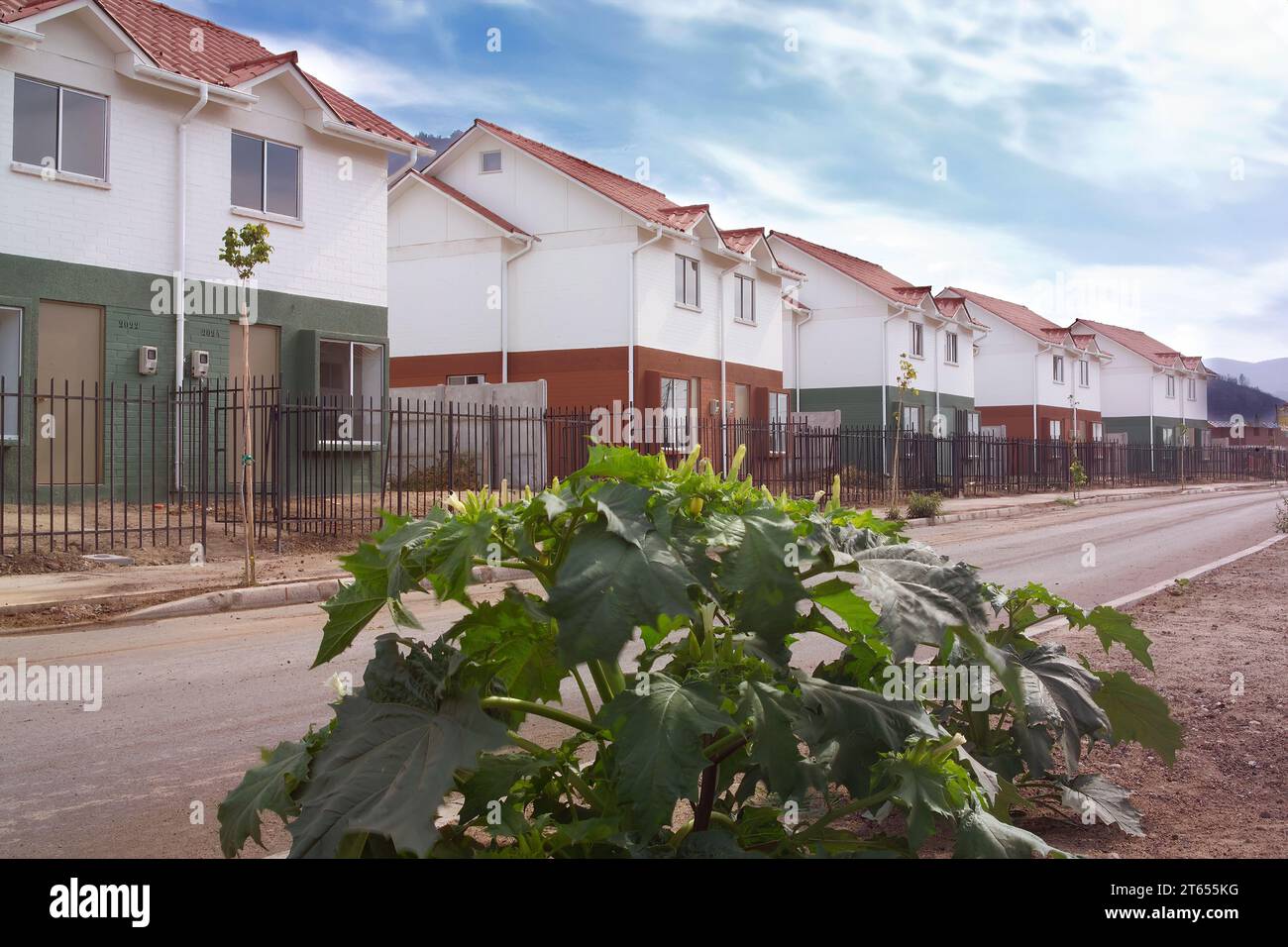 Housing projects in Santiago de Chile, South America Stock Photo - Alamy