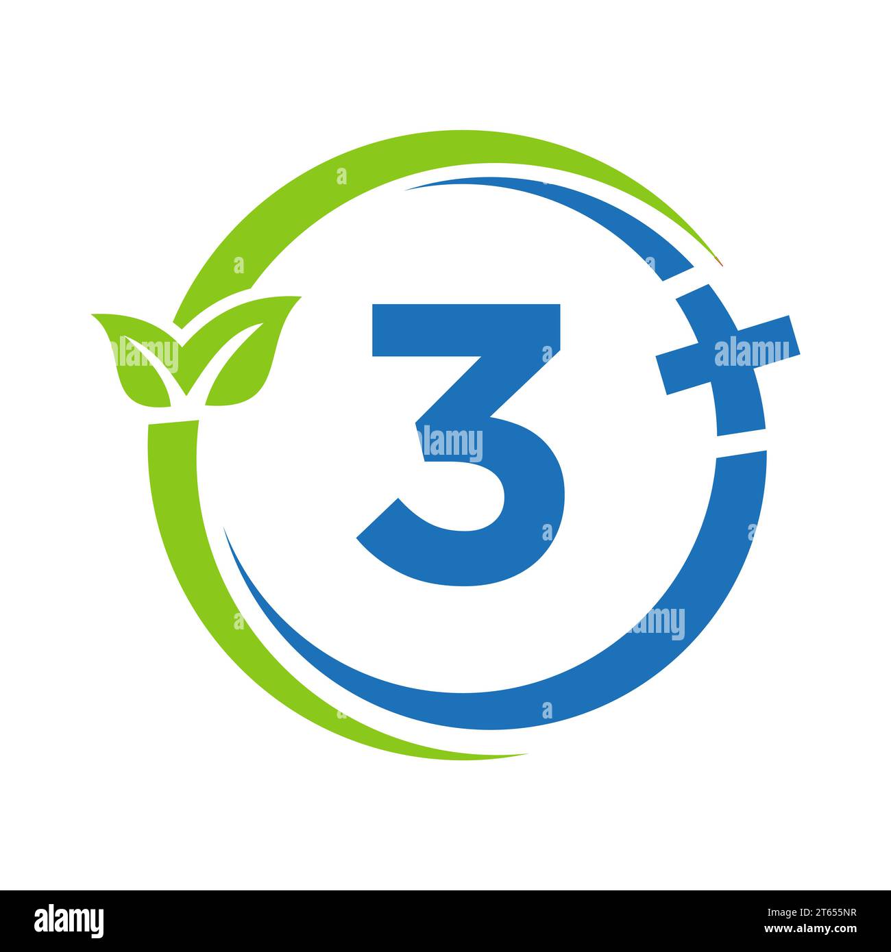 Letter 3 Healthcare Logo. Doctor Logo on Alphabet 3 Sign. Medical ...