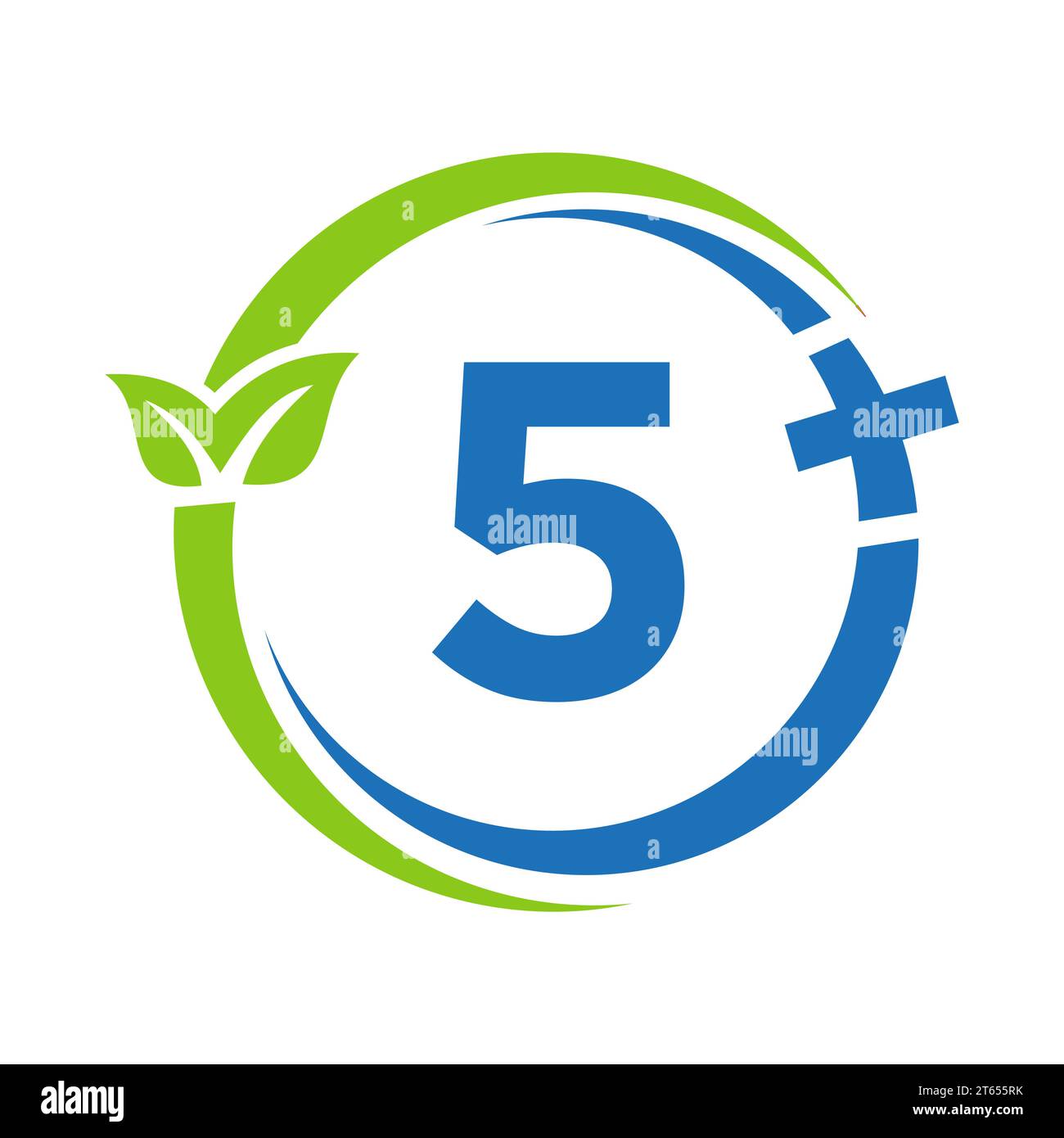 Letter 5 Healthcare Logo. Doctor Logo on Alphabet 5 Sign. Medical ...