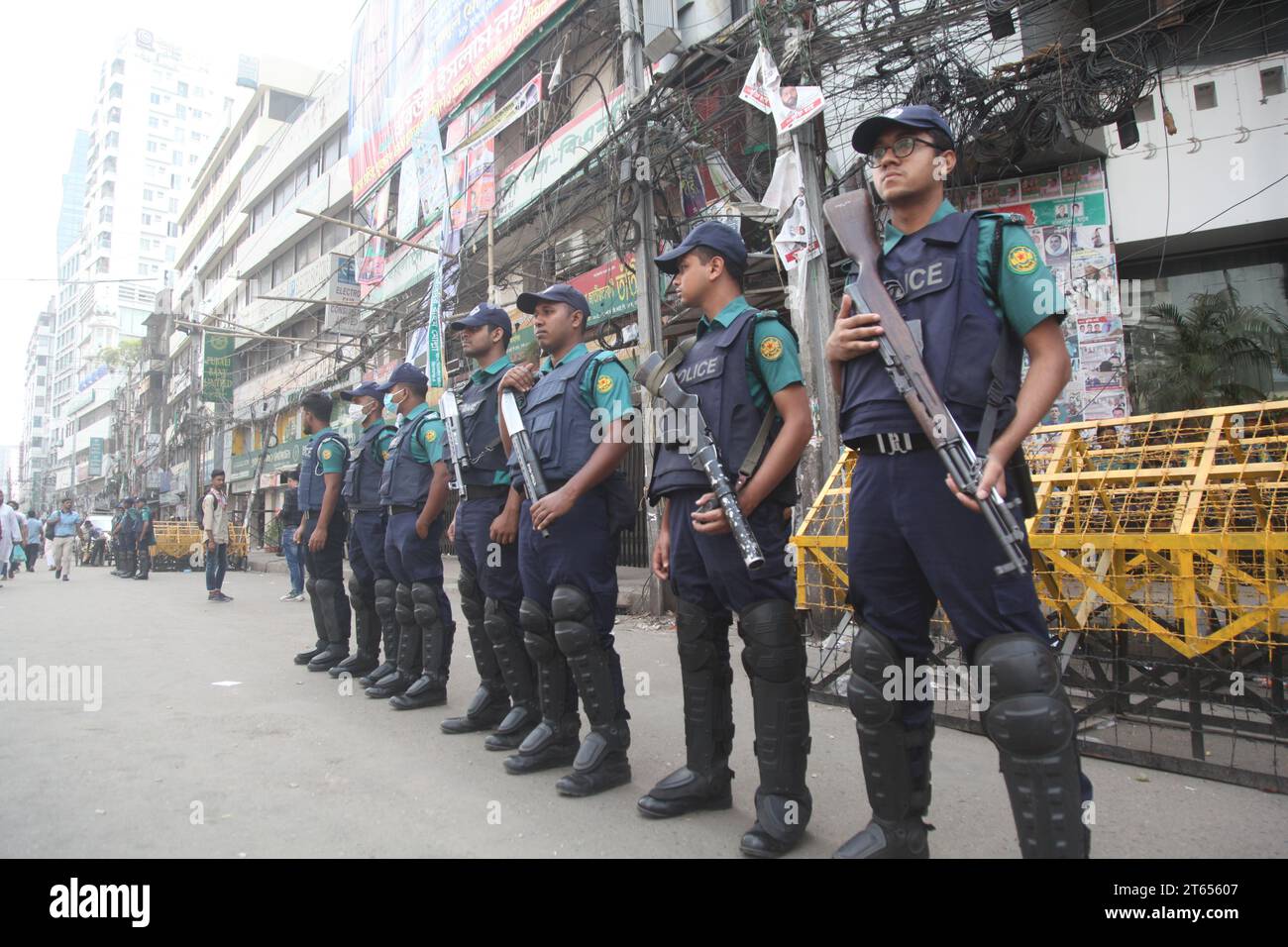 Dhaka Bangladesh november8,2023.No long-distance bus left the Mohakhali ...