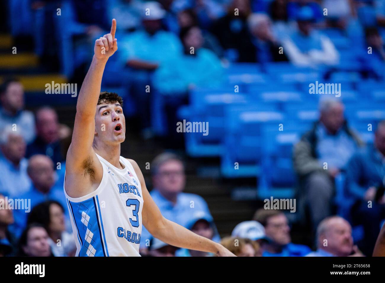 November 6, 2023: North Carolina Tar Heels guard Cormac Ryan (3) during ...