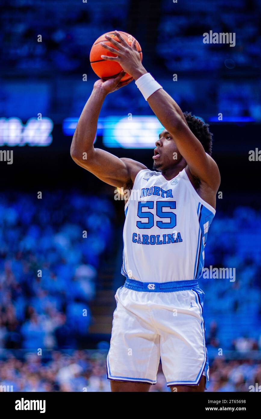 November 6, 2023: North Carolina Tar Heels forward Harrison Ingram (55 ...