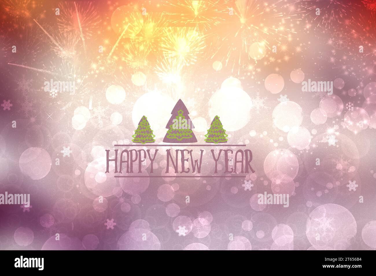 Merry Christmas and Happy New Year 2024 card background texture design with abstract blurred ...