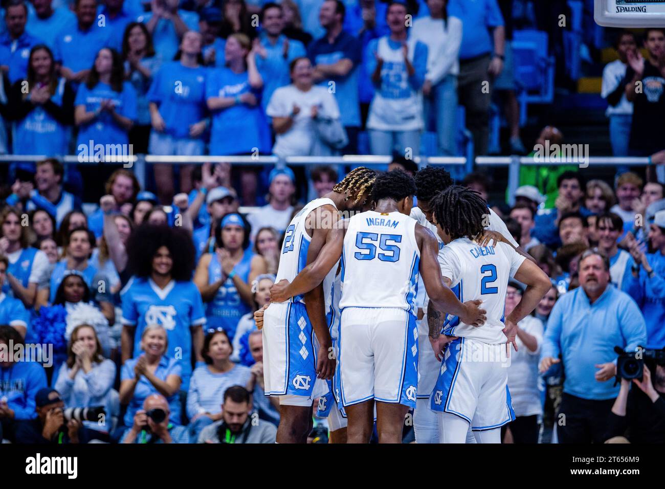 November 6, 2023: North Carolina Tar Heels forward Jae'Lyn Withers (24 ...