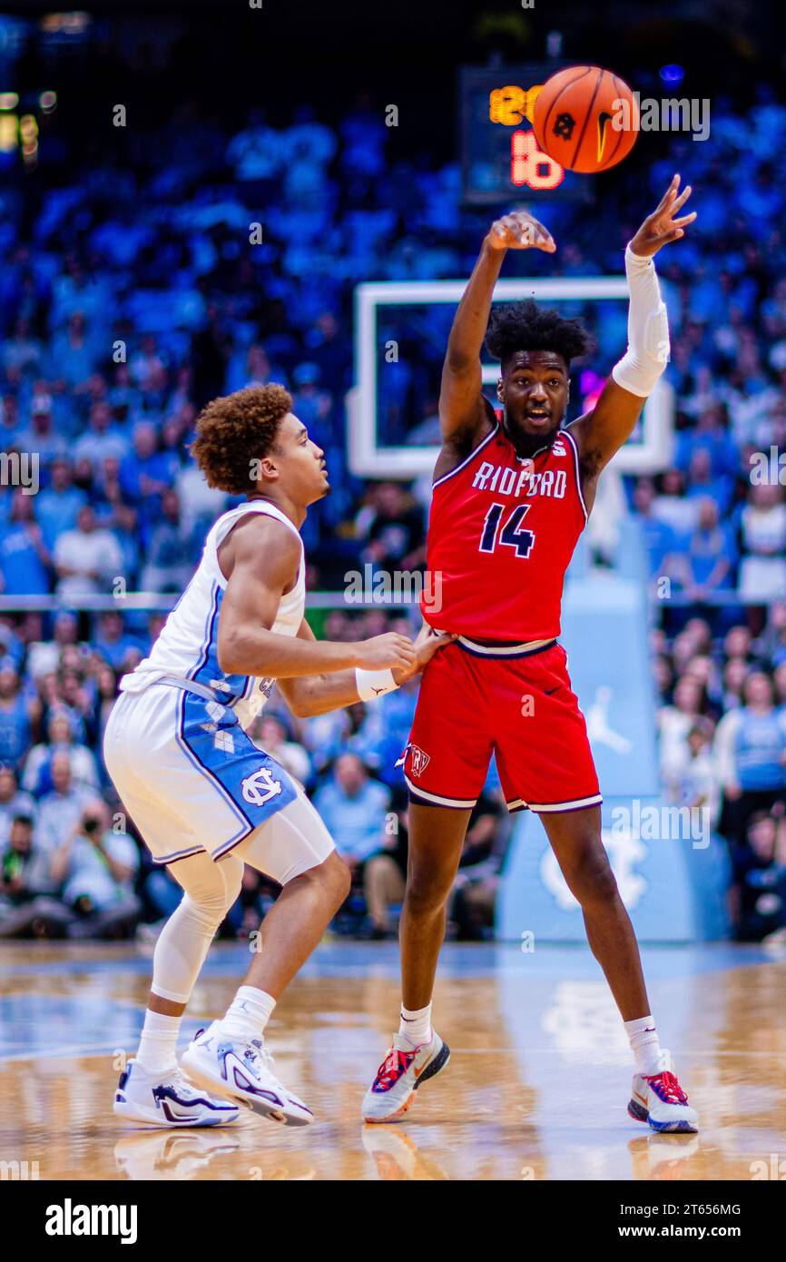 November 6, 2023: North Carolina Tar Heels guard Seth Trimble (7 ...