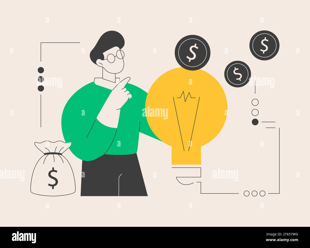 Intellectual capital abstract concept vector illustration Stock Vector ...